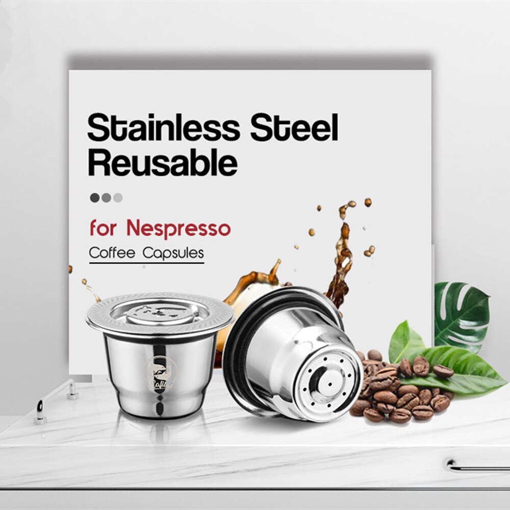 iCafilas Coffee Capsule Pods For Nespresso Stainle... – Vicedeal