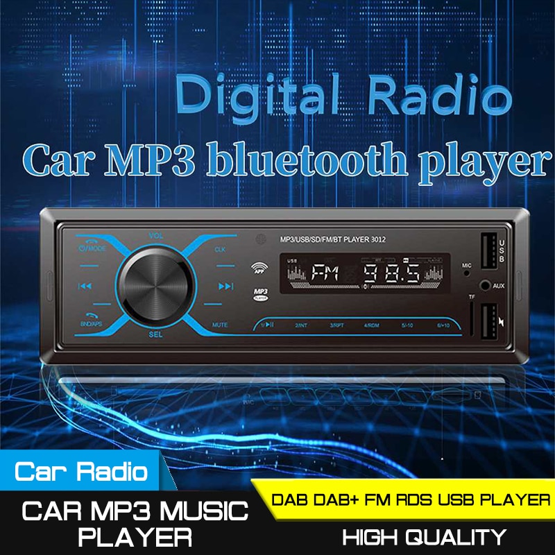 Universal Autoradio DAB FM RDS USB Player Car MP3 ... – Vicedeal