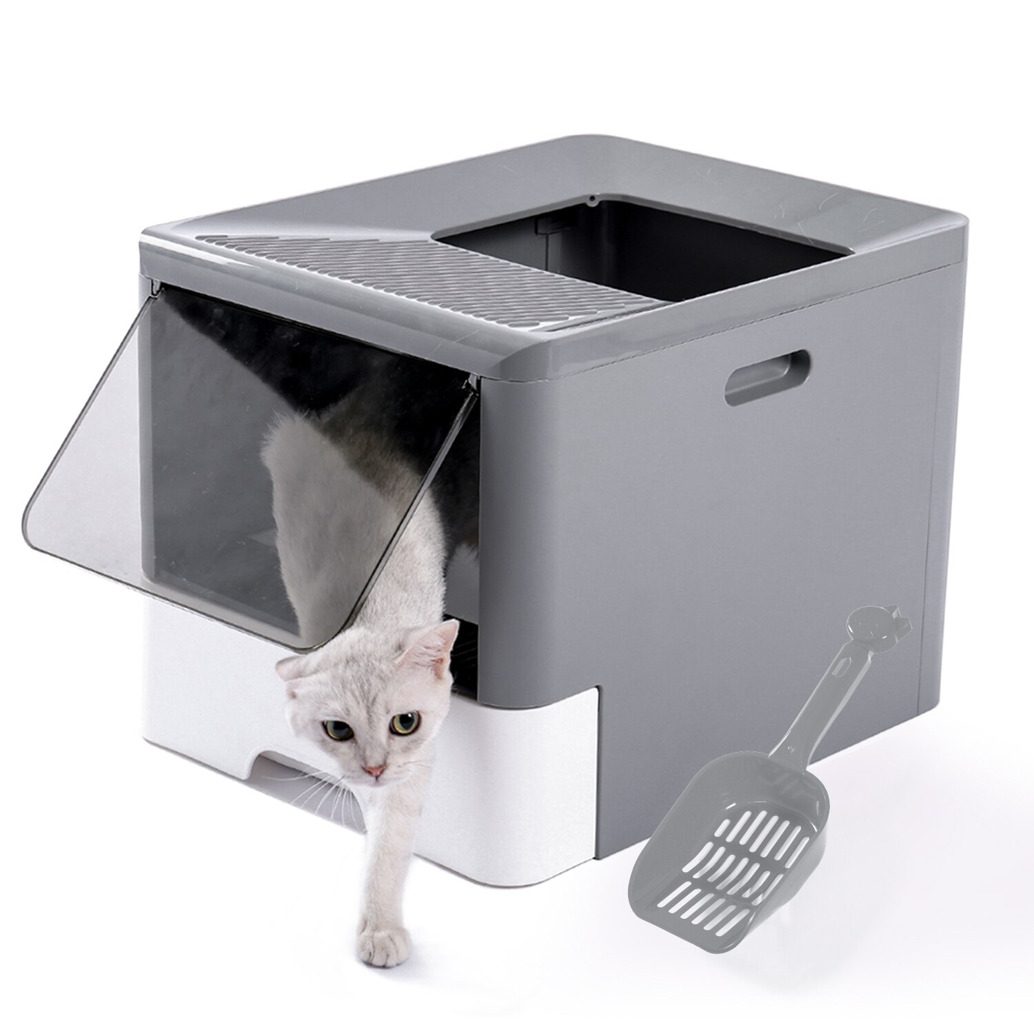 Huisdier Kat Toiletten Kattenbak Duurzaam Katten B... – Vicedeal