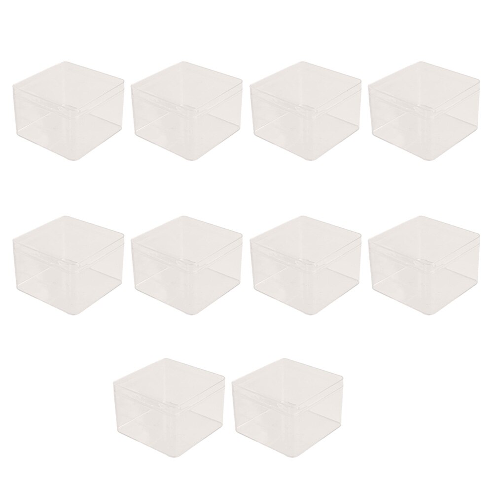 10pcs Clear Plastic Dessert Container Mille Crepe ... – Grandado