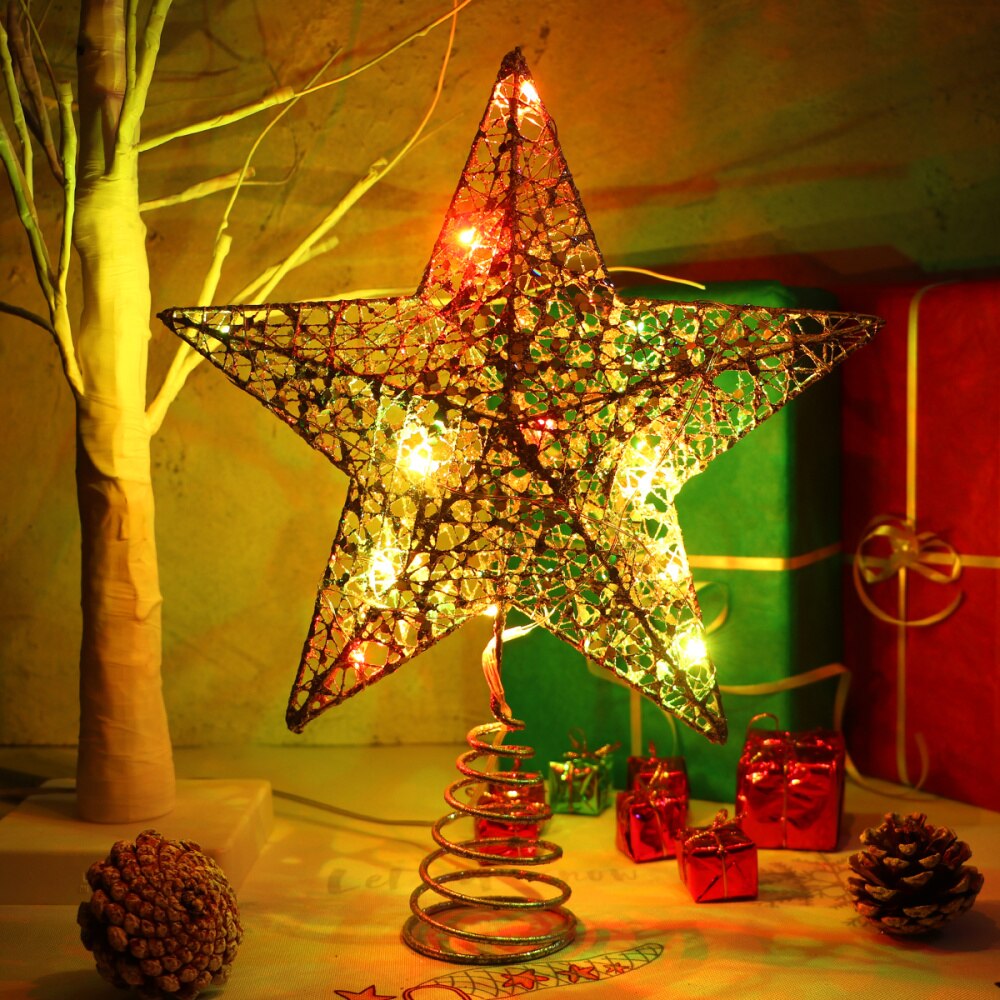 STOBOK 25 X 30cm Christmas Tree Topper Star Warm L Grandado stobok-25-x-30cm-christmas-tree-topper-star-warm-l-grandado