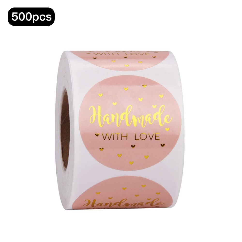 500 Labels For Party Gold Handmade Stickers Weddin... – Grandado