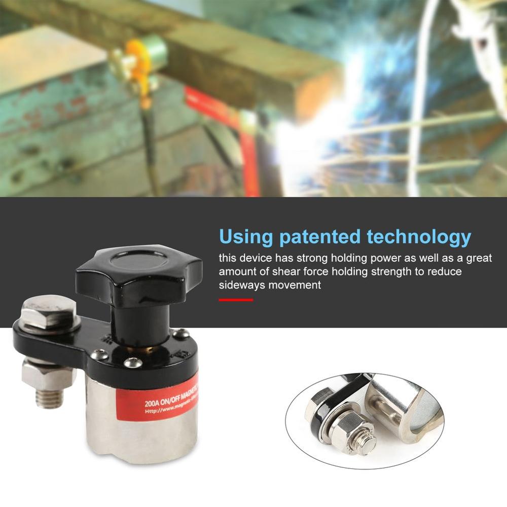 On/Off Magnetic Welding Ground Clamp Rare Earth Sw... – Grandado