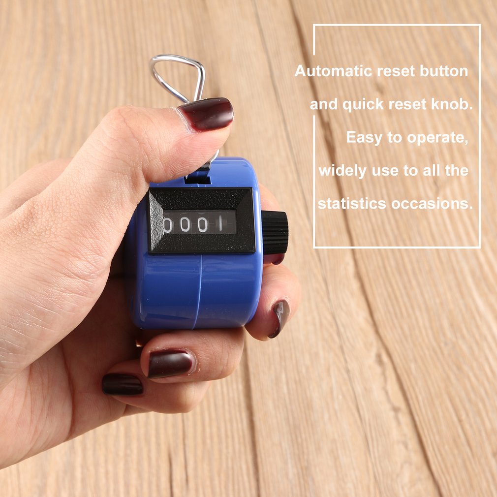 Portable Digital Chrome Handheld Tally Counter Man... – Vicedeal