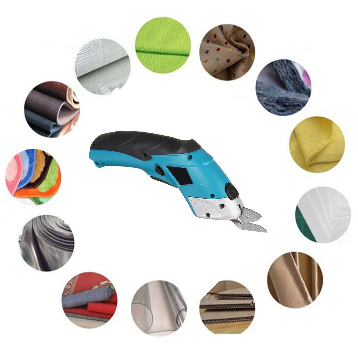 Meigar Electric Fabric Scissors Box Cutter Cordles... – Grandado