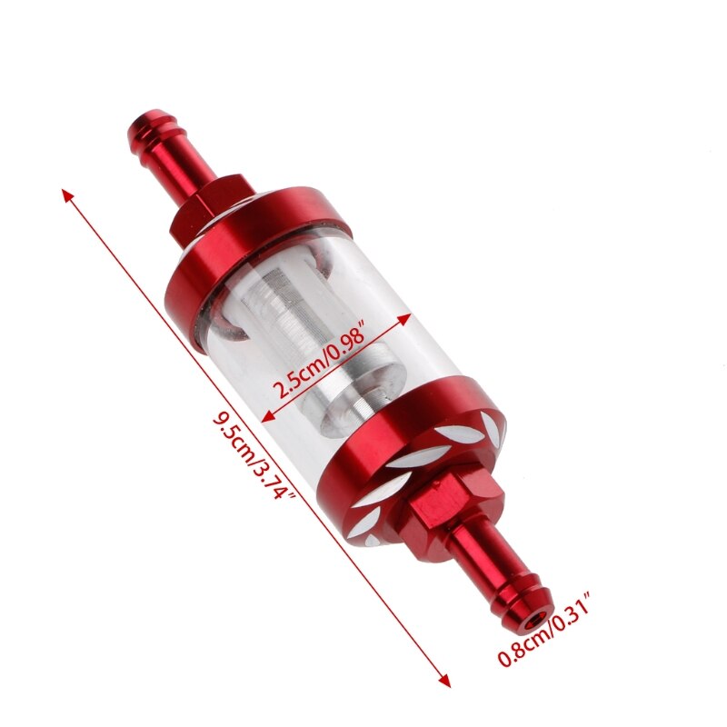 1 Pc CNC 8mm Gas Fuel Filter Scooter Universal Alu... – Grandado
