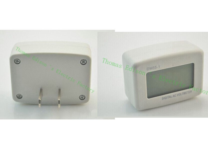 LCD 110V 220V AC Digital Voltage Voltmeter Househo... – Grandado