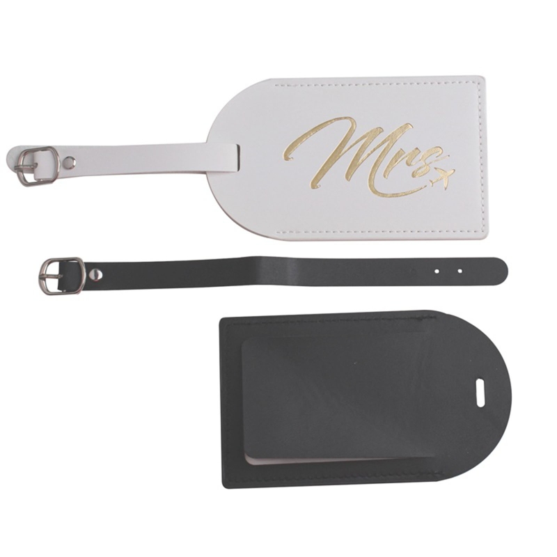 Mr Mrs Travel Luggage Tags Wedding Bridal Cute Sui... – Grandado