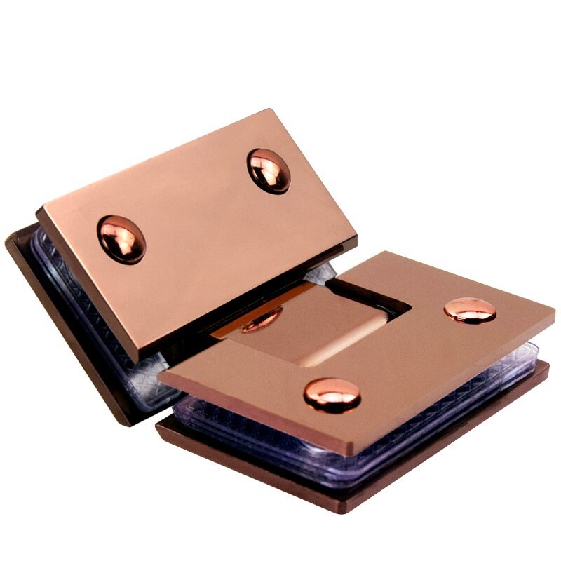 Rose Gold Glass Door Hinge 304 Stainless Steel Sho... – Grandado