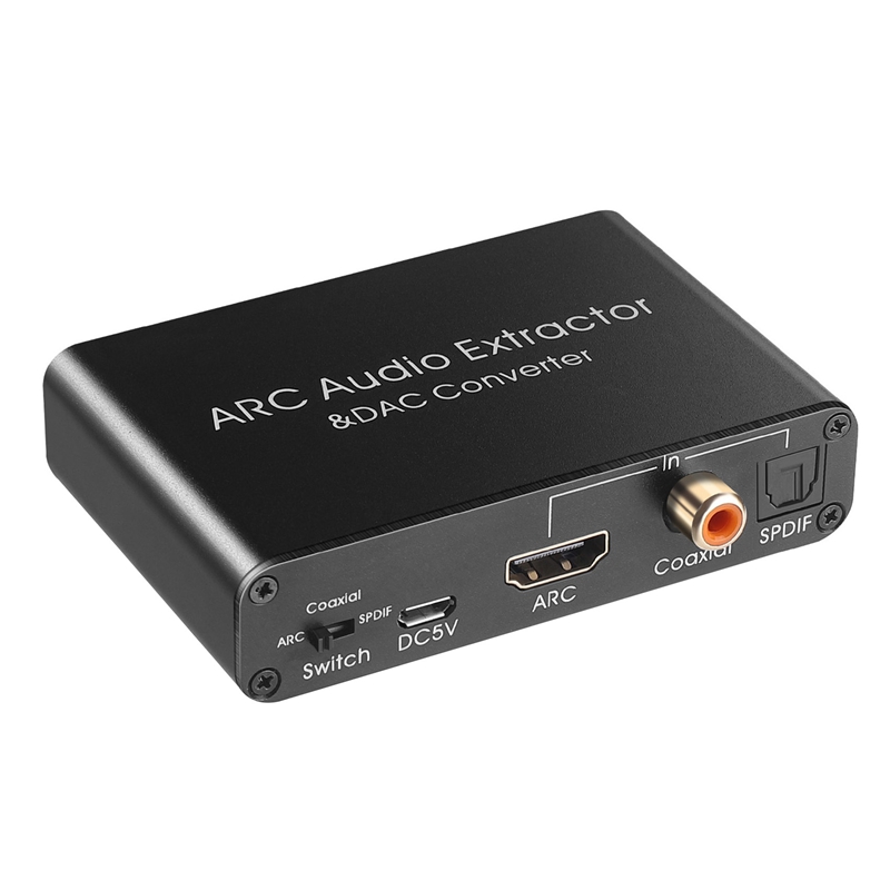 192KHz Aluminum ARC Audio Adapter Audio Extractor ... – Grandado
