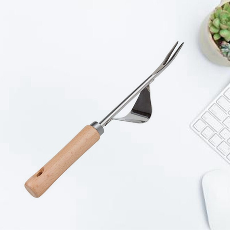 Manual Weeding Tool Garden Hand Weeder With Wood H... – Grandado