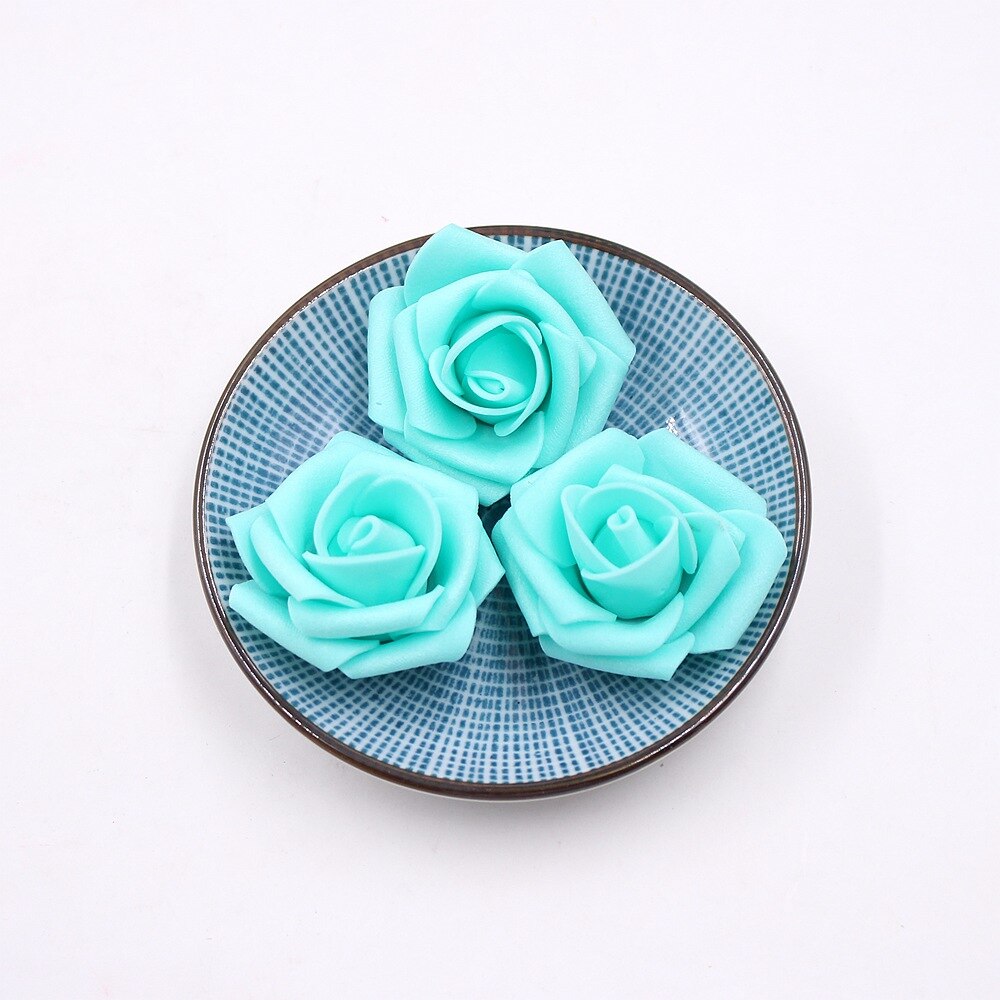 10 stk 4cm hoved pe skum rose blomsterhoved kunsti... – Grandado