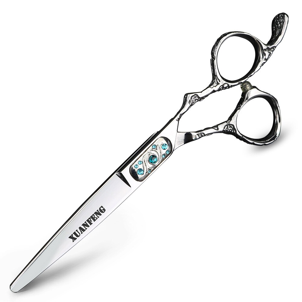XUAN FENG Rose Carving 6 Inch Barber Hair Scissors... – Grandado