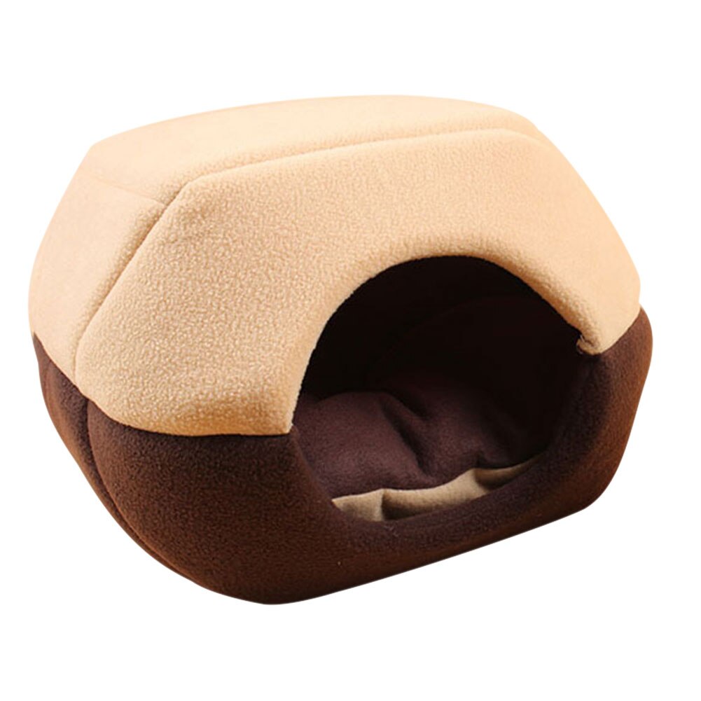 Winter Cat Dog Bed House Foldable Soft Warm Animal... – Grandado