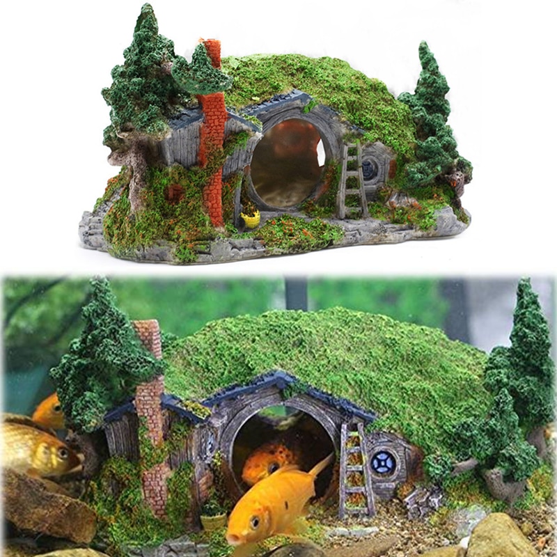 House Shelter Aquarium Decoration Rockery Lascapin... – Grandado