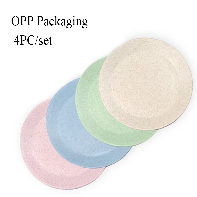 4pc/set Round Dish Plate Restaurant Trays for Tea ... – Vicedeal