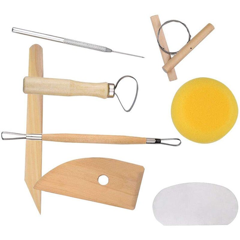 8pcs Premium Pottery Clay Tools Set Ceramics Molde... – Vicedeal