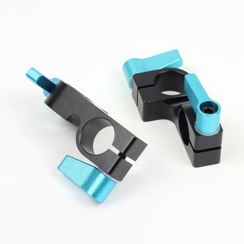 2pcs Left 90 Degree 15mm Rod Clamp Clip fr 4K DSLR... – Vicedeal