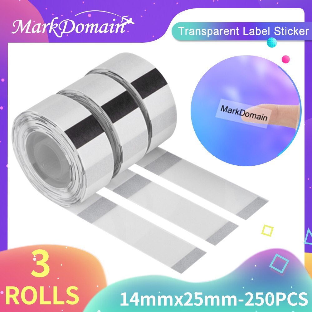 3 Rollen/Doos Phomemo Transparante Label Sticker W... – Vicedeal