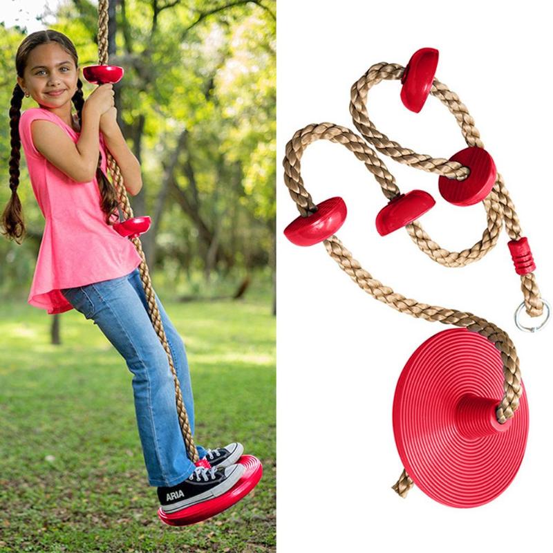 Disc Monkey Swing Rope boys Girls Safe Indoor Outd... – Grandado