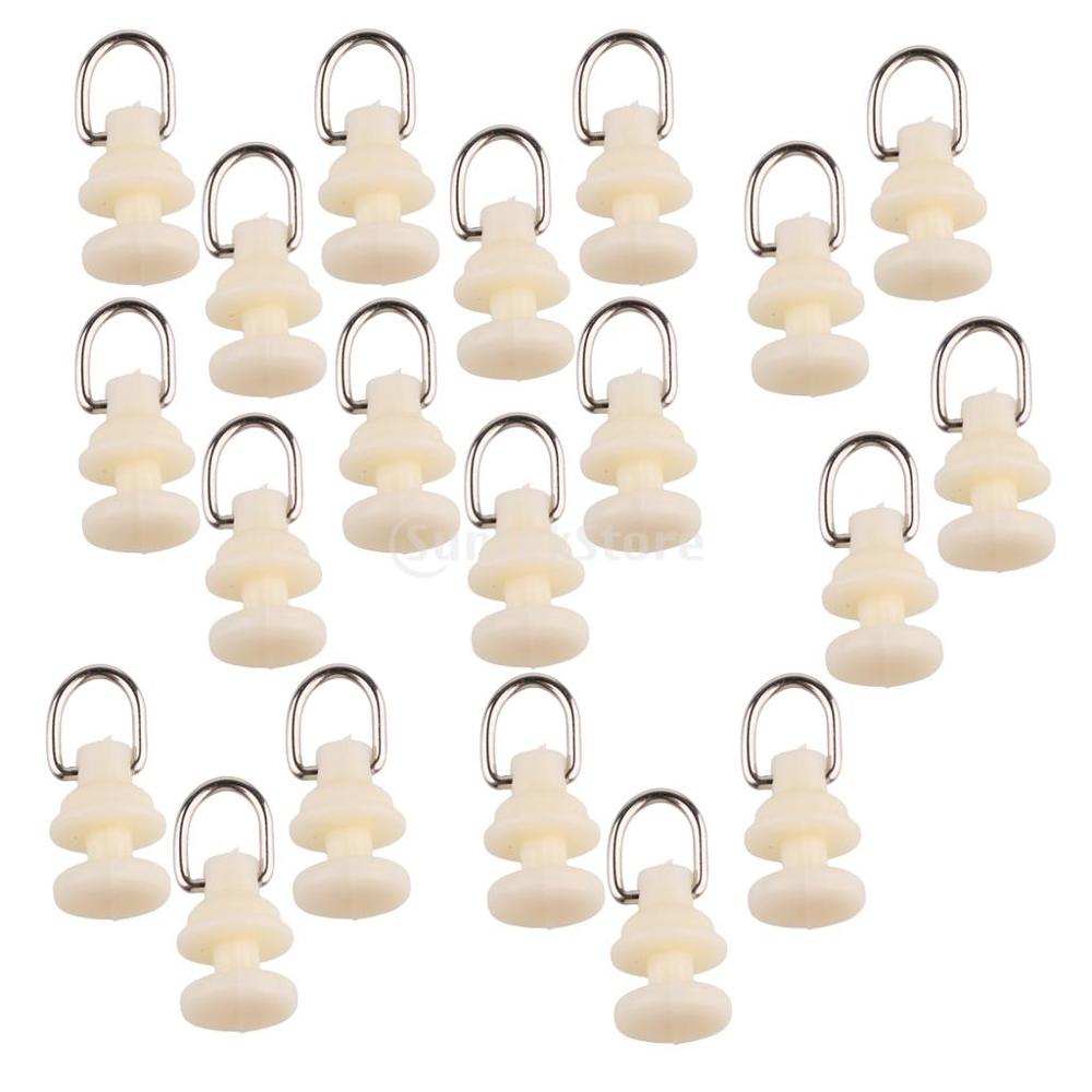 20 Pcs Curtain Track Glider Rail Runner Sliding Ro... – Grandado