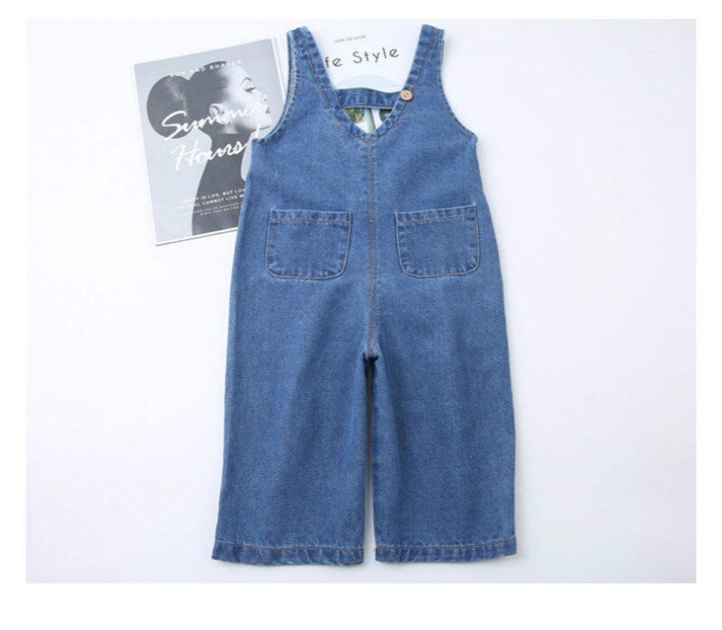 CNUM Trendy Toddler Kids Baby Girls Overalls Denim... – Grandado