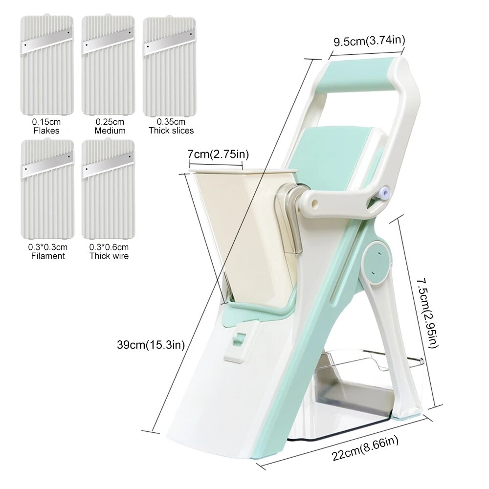 5 In 1 Multifunction Slicer Vegetable Slice French... – Vicedeal
