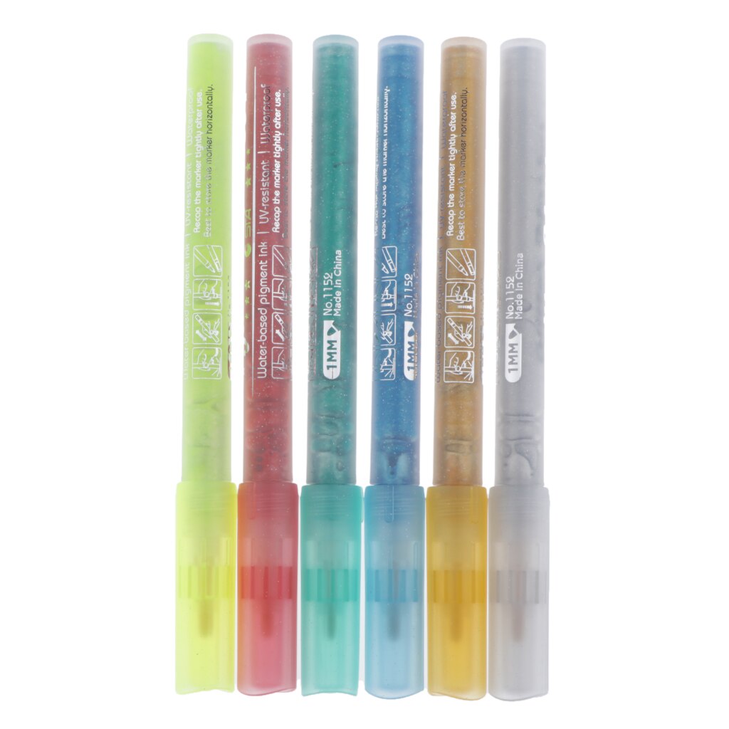 10 Assorted Color Outline Pens Highlight Markers C... – Vicedeal