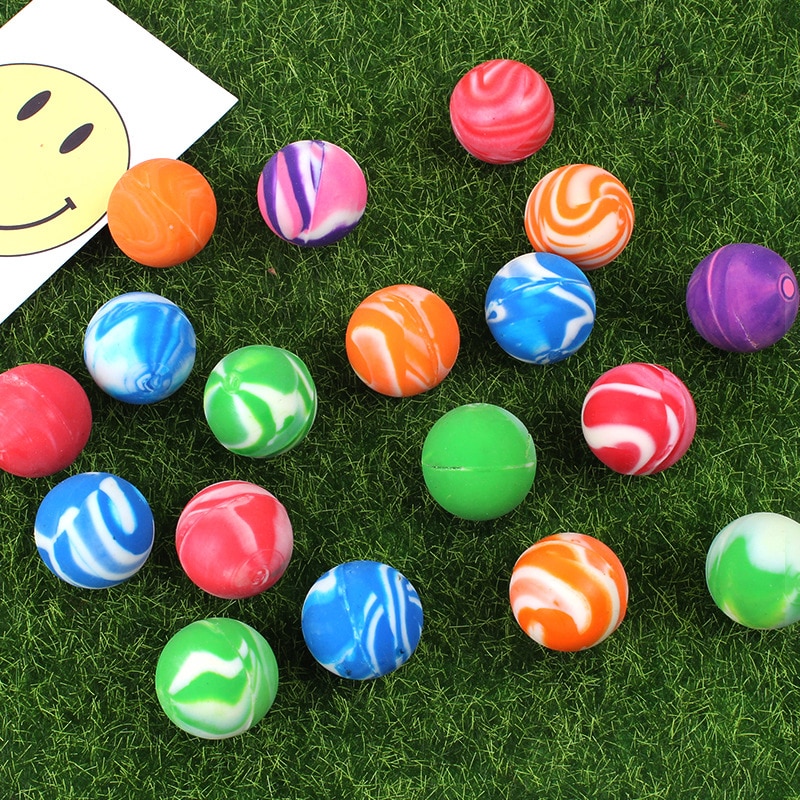 Children's Elastic Rubber Bouncy Ball Funny Mixed ... – Vicedeal