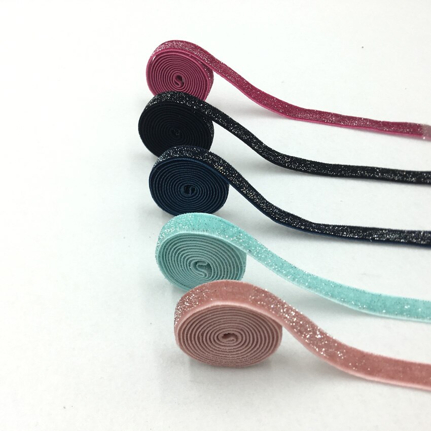 No Elastic 5Yard 10mm Gold and Silver Wire Velvet ... – Vicedeal