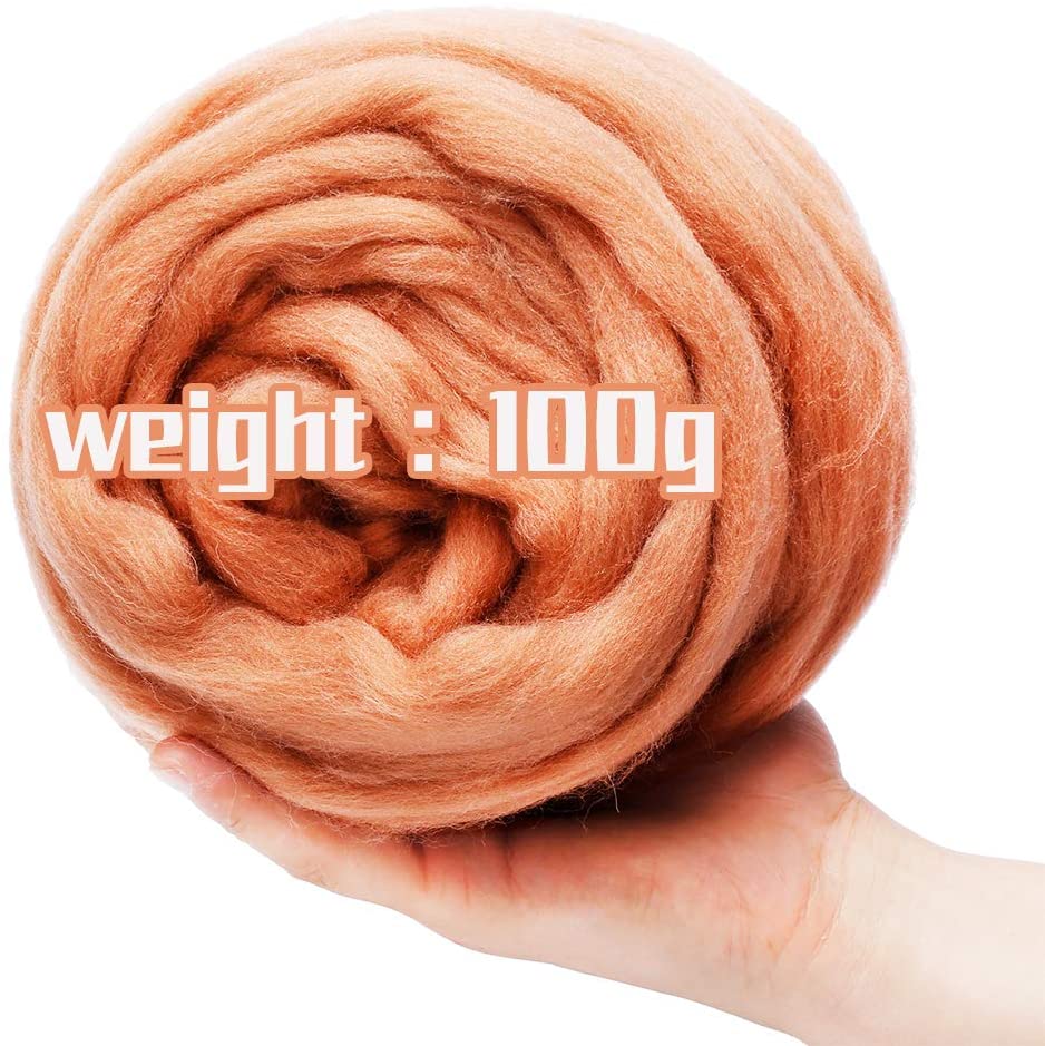 Imzay 3.53oz Wool Roving Yarn, Wool, Chunky Yarn, ... – Grandado