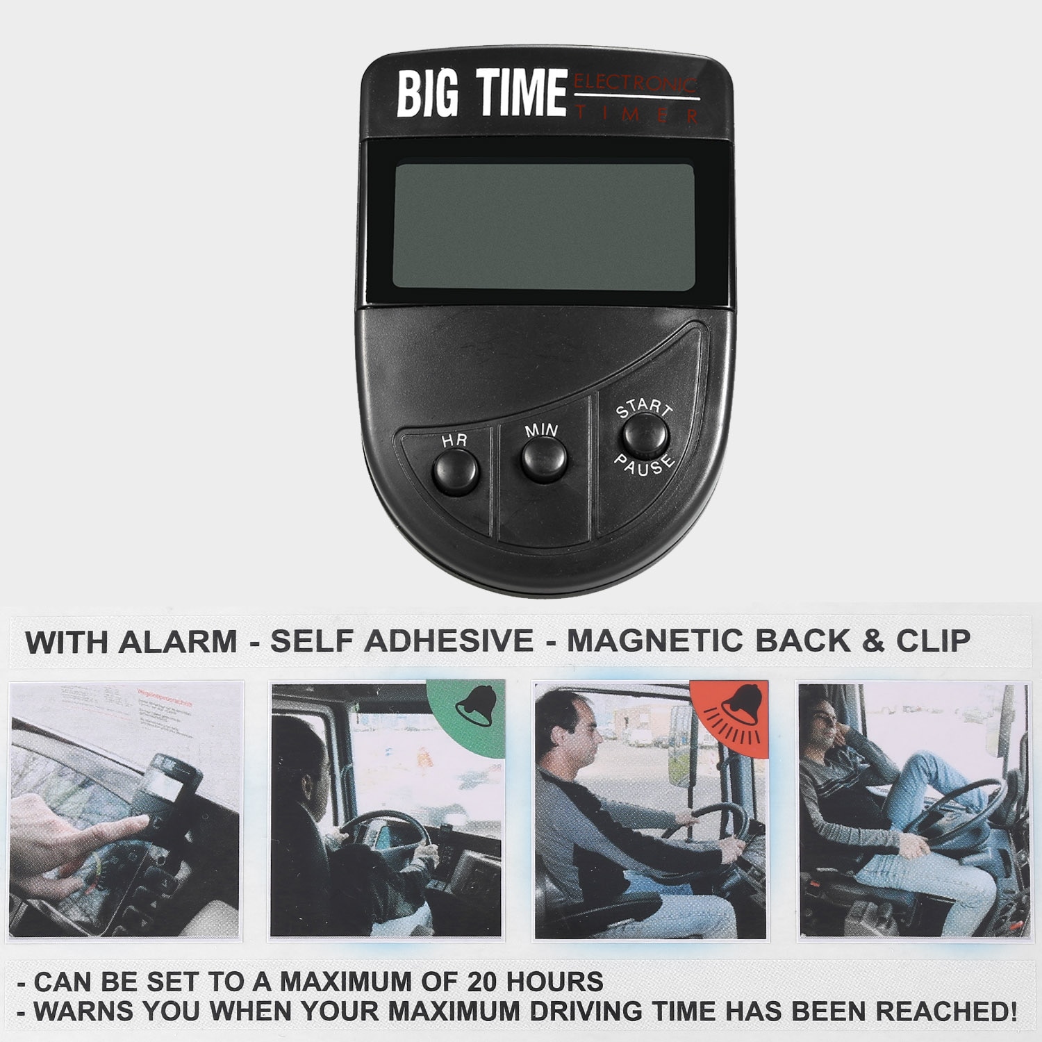 KKMOON 20-hour Magnetic Truck Driving LCD Monitor ... – Vicedeal