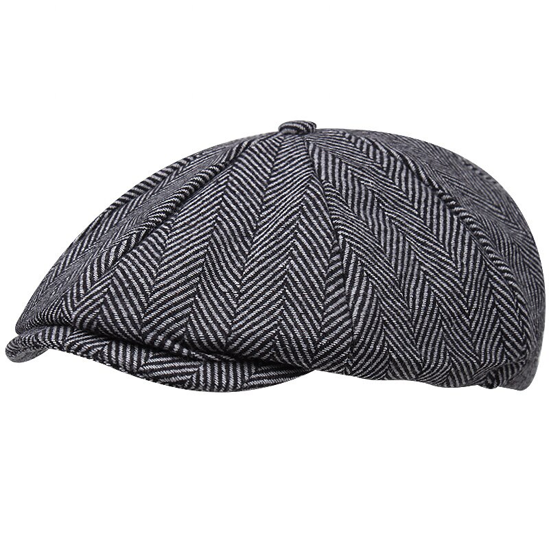 style pure cotton men's newsboy hat ivy driver dri... – Grandado