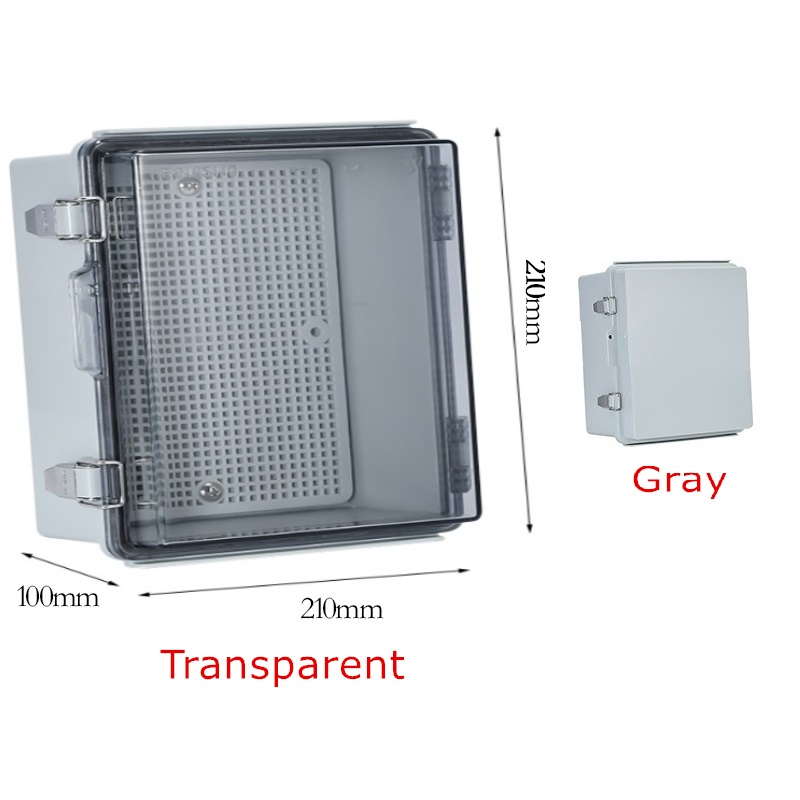 IP67 Waterproof Gray/Transparent Cover Enclosure J... – Grandado