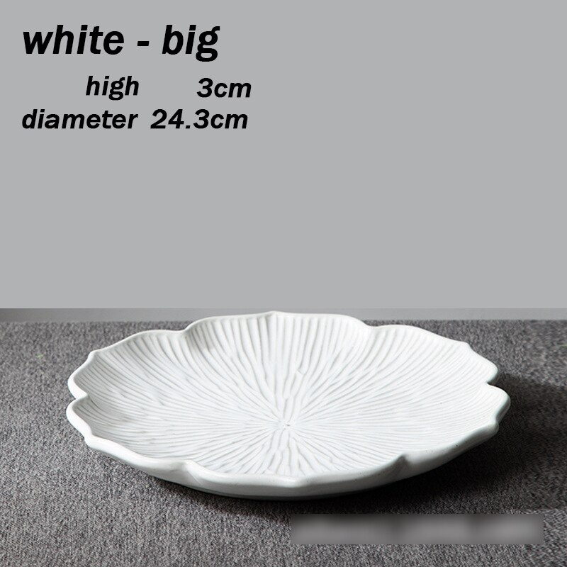 2 Sizes Plates for Food 4 Colors Modern Plate Sets... – Vicedeal