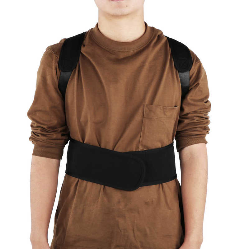 Back Waist Support Brace Posture Corrector Neopren... – Grandado