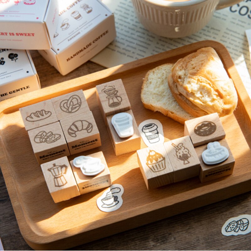 4Pcs/Set Vintage Bread Flower Gesture Stamp DIY Wo... – Grandado