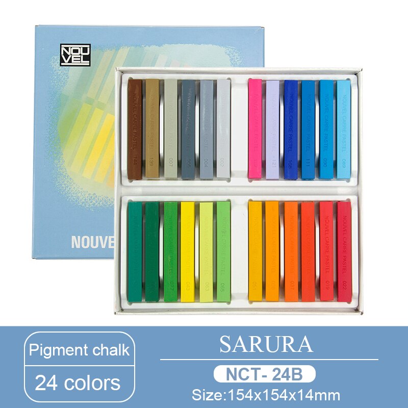 SAKURA Chalk NCT -12/24/48 Color Set Painting Colo... – Grandado