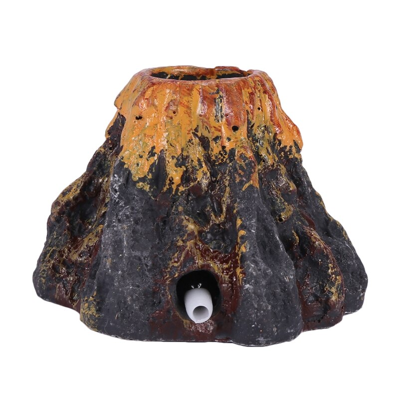 Volcano Shape Aquarium Fish Tank Decor Oxygen Pump... – Grandado