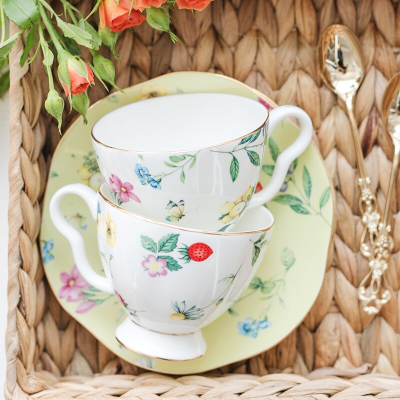 EECAMAIL British Afternoon Tea Bone China Coffee C... – Vicedeal