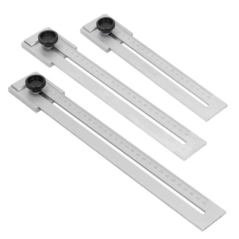 200mm 250mm 300mm Sliding Line Ruler Accuracy Scri... – Grandado