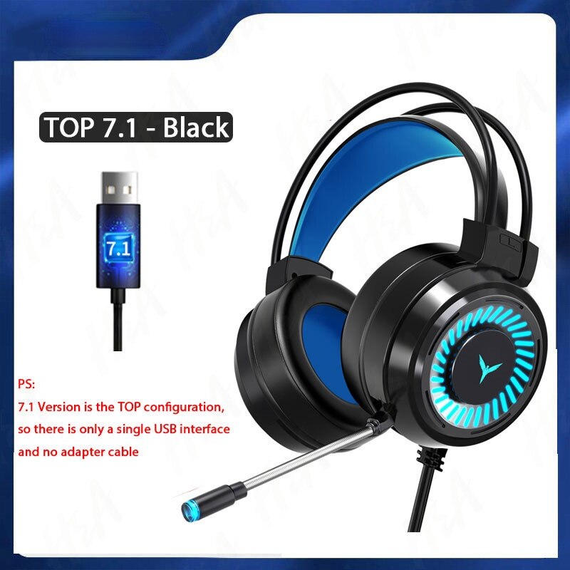 Gaming Headsets Gamer Hoofdtelefoon Surround Sound... – Grandado