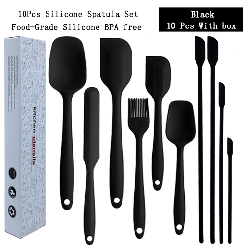 Kitchen Spatula Set BPA Free Silicone Scrapers Spo... – Grandado