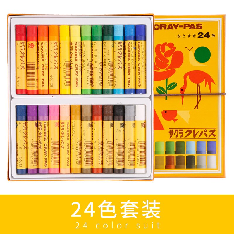 Juego de aceite Pastel para niños, palo de cera bl... – Grandado