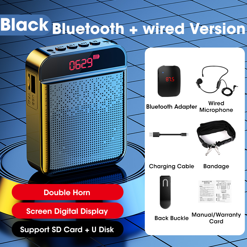 Megaphone Portable Voice Amplifier Teacher Bluetoo... – Grandado