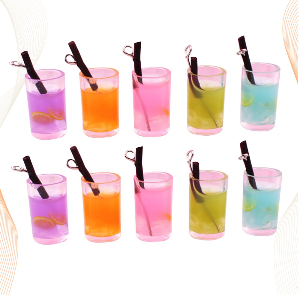 Mjölk te kopp hänge unik simulering nyckelring hän... – Grandado