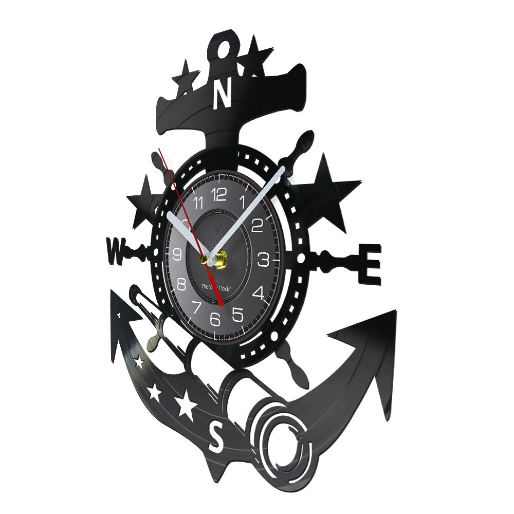 Sailing Boat Wall Art Yacht Home Deor Wall Clock V... – Grandado