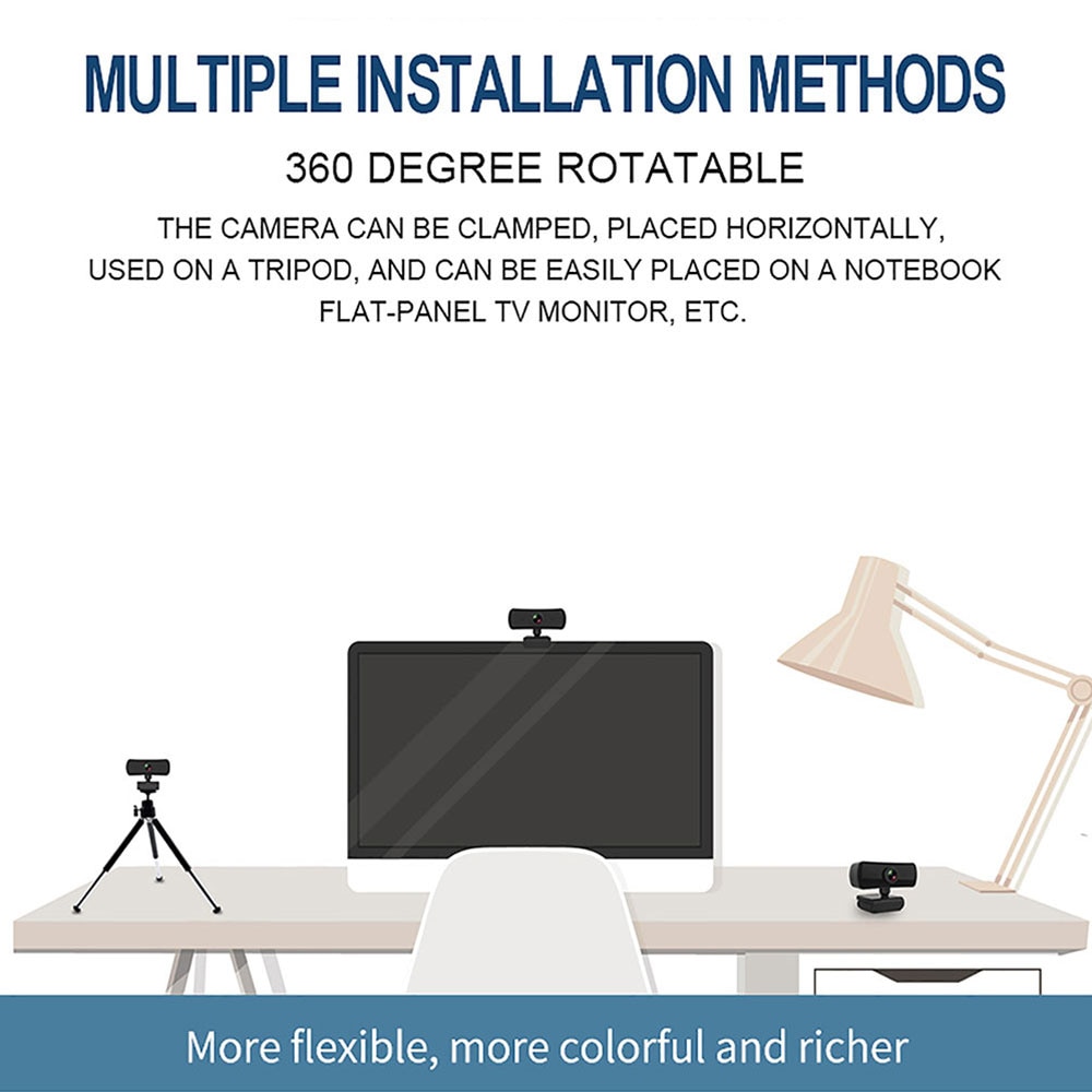 TISHRIC 2040*1080P Webcam Full HD 1080P USB Web Ca... – Vicedeal