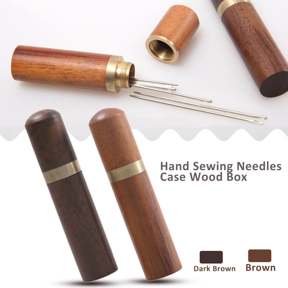 Gjør-det-selv-synåler holder oppbevaringsrør trebo... – Vicedeal