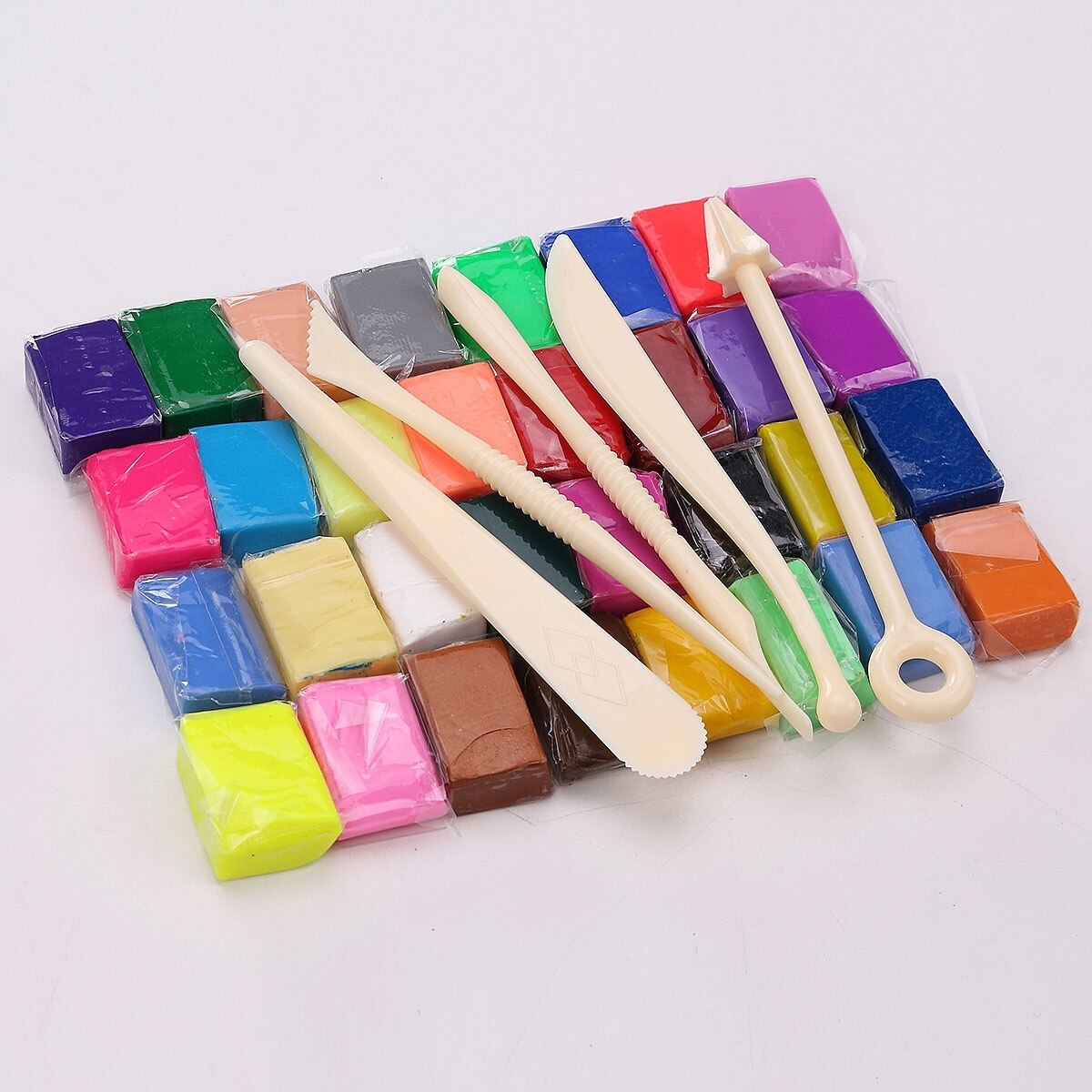 5 Tool + 32 Color Safe Oven Bake Polymer Clay Bloc... – Vicedeal